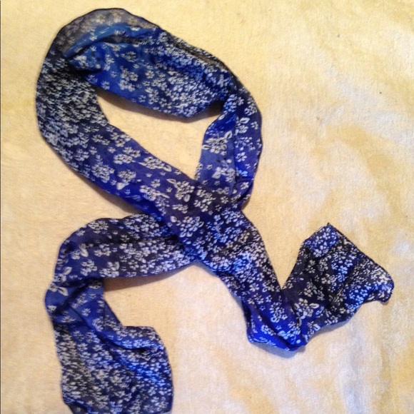 Accessories | Pretty Blue Scarf | Poshmark